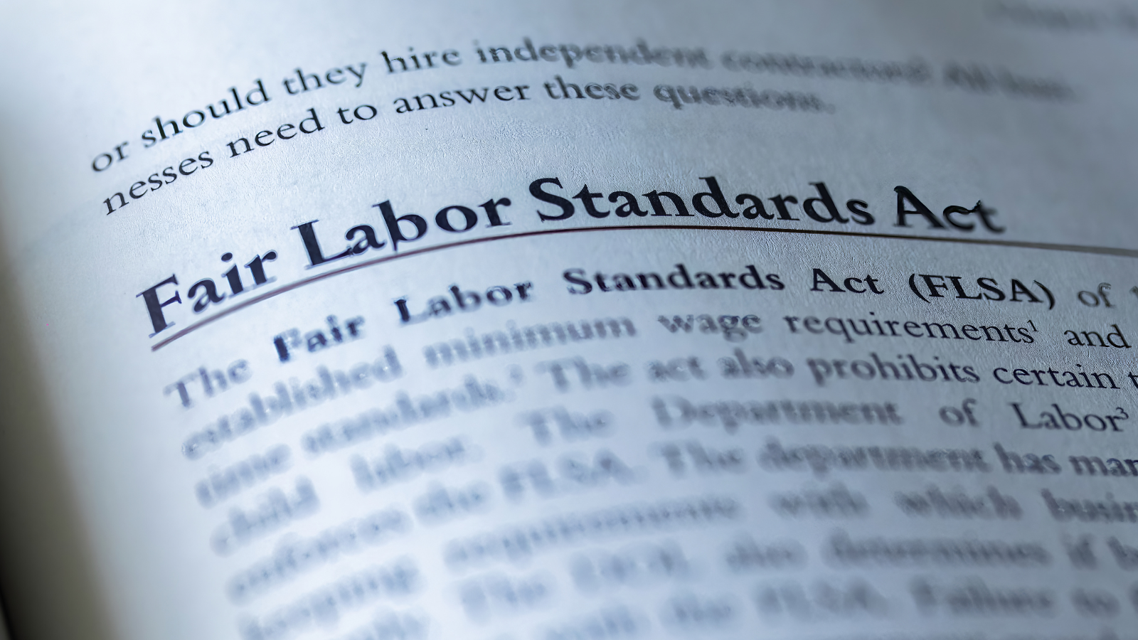 What Does FLSA Mean In HR?